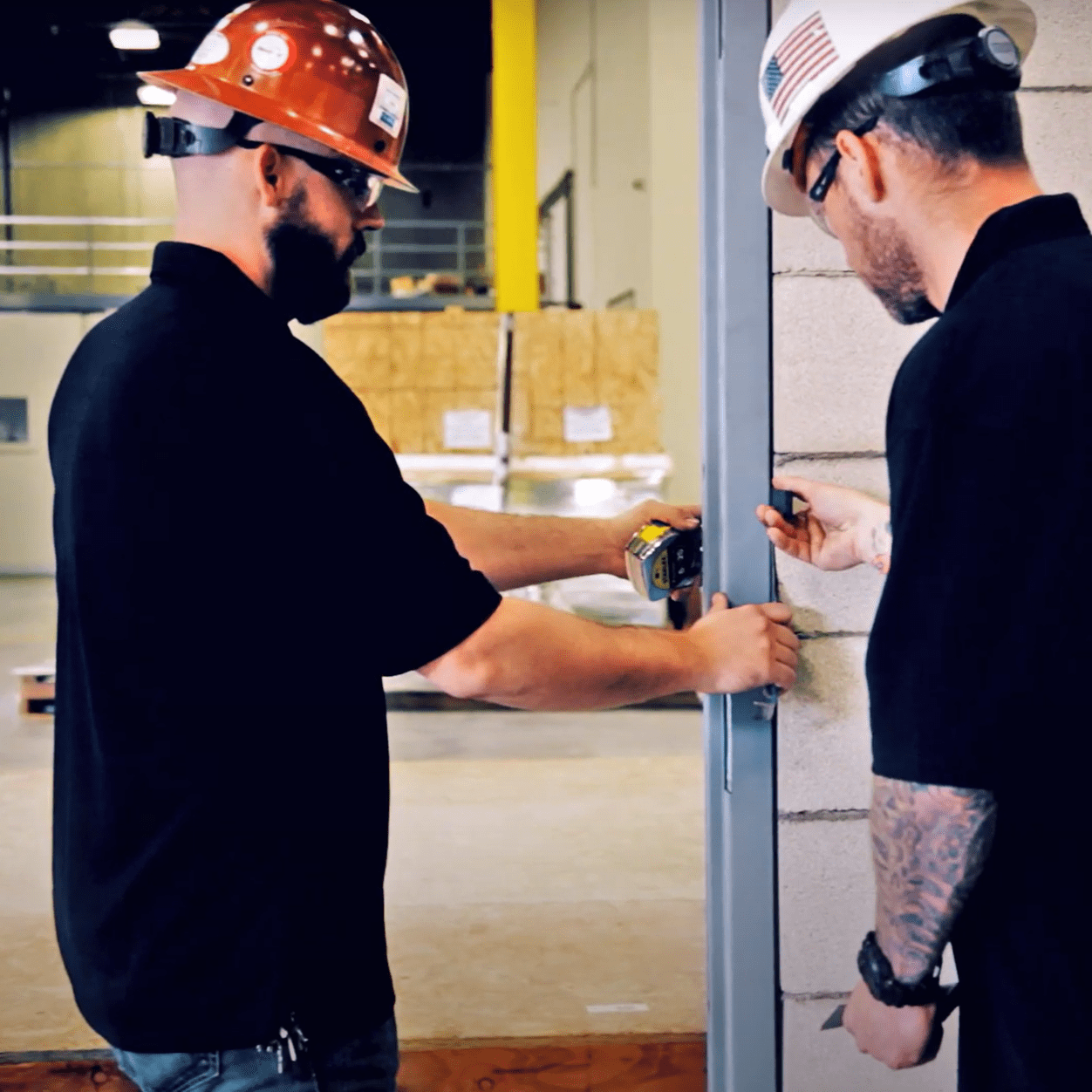 How to Install Punch & Dimple Frames in Masonry Openings | Steel Door ...