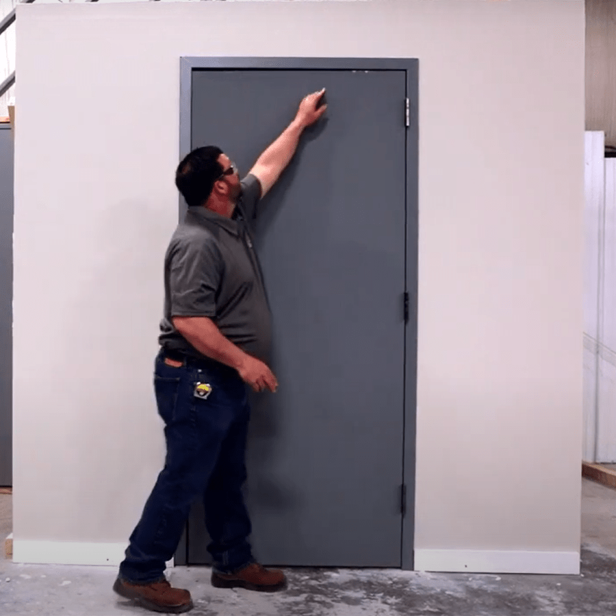 How to Square a Door Frame That is Out of Square | Steel Door Institute